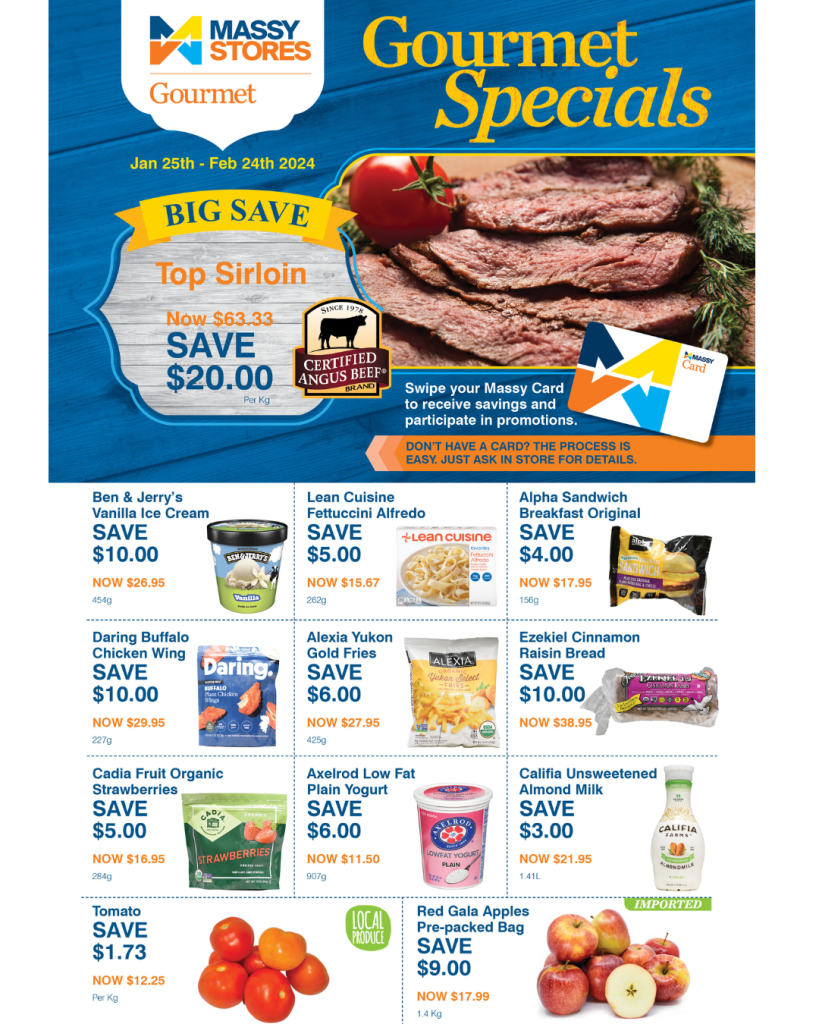Gourmet Specials Link 1 – Massy Stores SLU