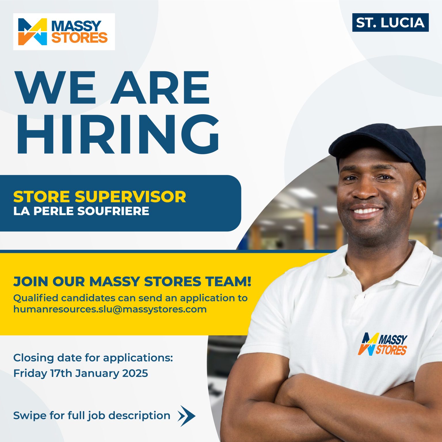 Store Supervisor – Massy Stores SLU